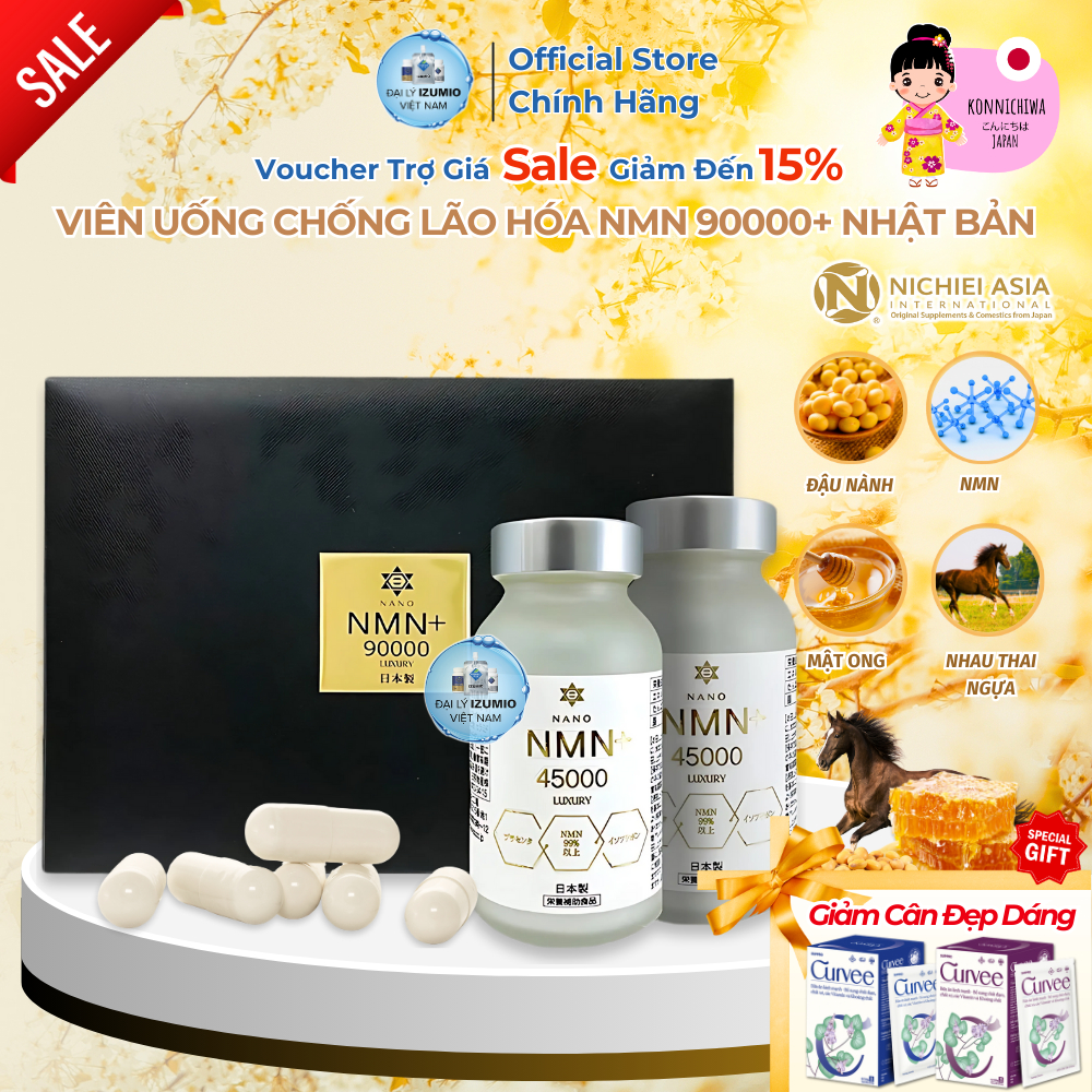 Viên Uống Chống Lão Hóa NMN Luxury Nichiei Nhập Khẩu 90000+ - Chính Hãng Nhật Bản | Shopee Việt Nam