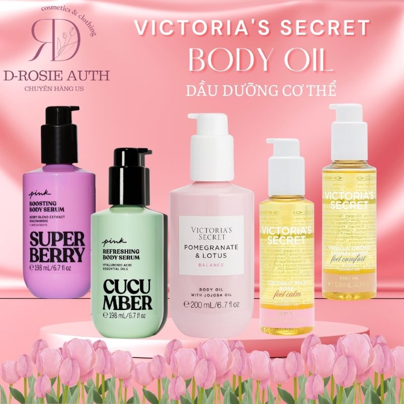 BODY OIL (dầu dưỡng), BODY SERUM chăm sóc cơ thể Victoria's Secret ...