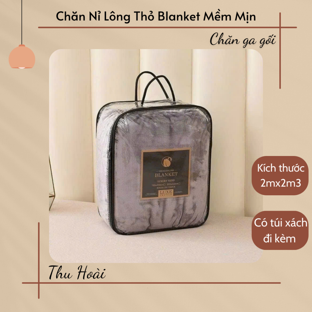 Chăn Lông Thỏ Blanket Hàng Chính Hãng Chất Lượng Cao , Kích Thước ...