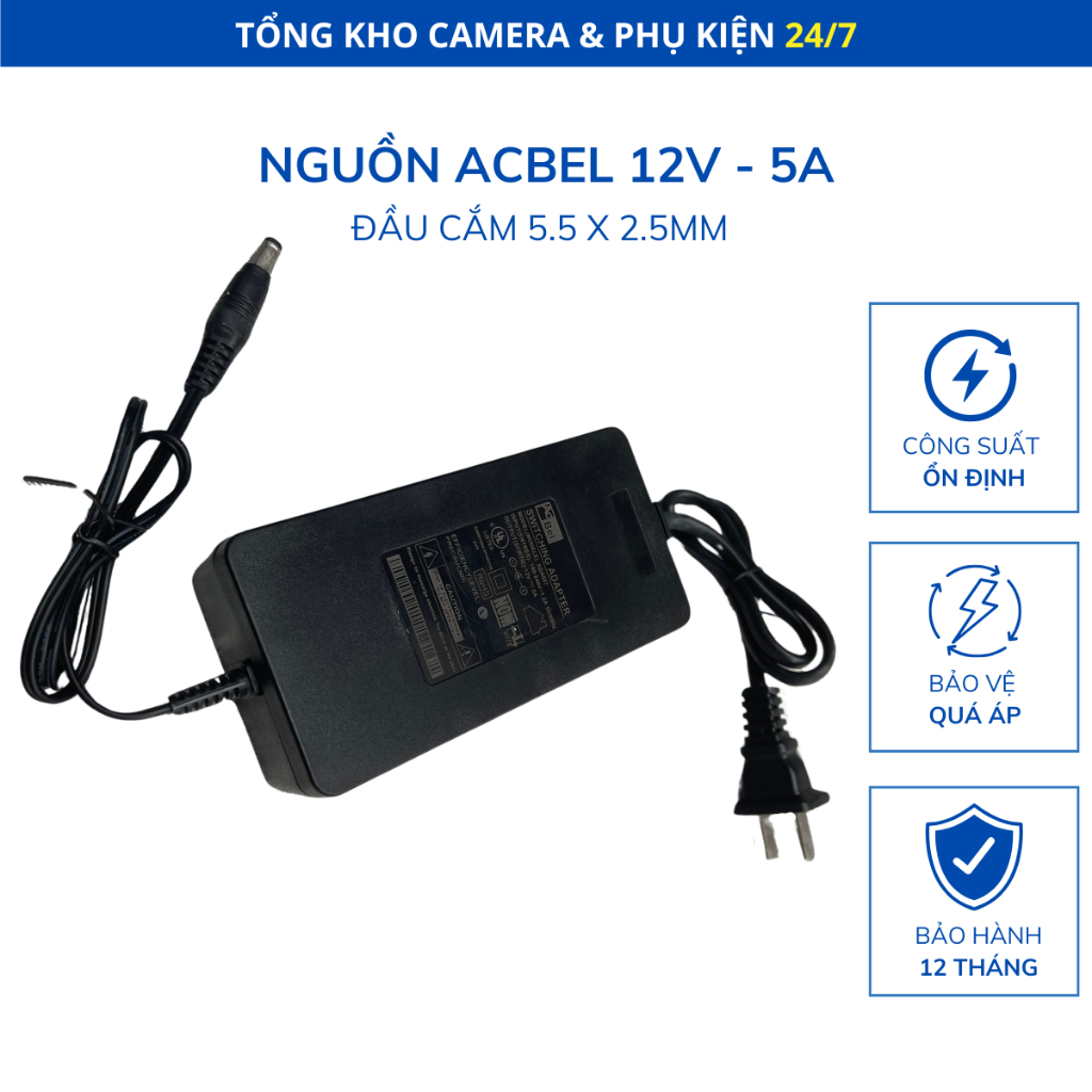 Nguồn 12V 5A AcBel Chính Hãng | Cung Cấp Nguồn Điện Mạnh Mẽ, Ổn Định ...