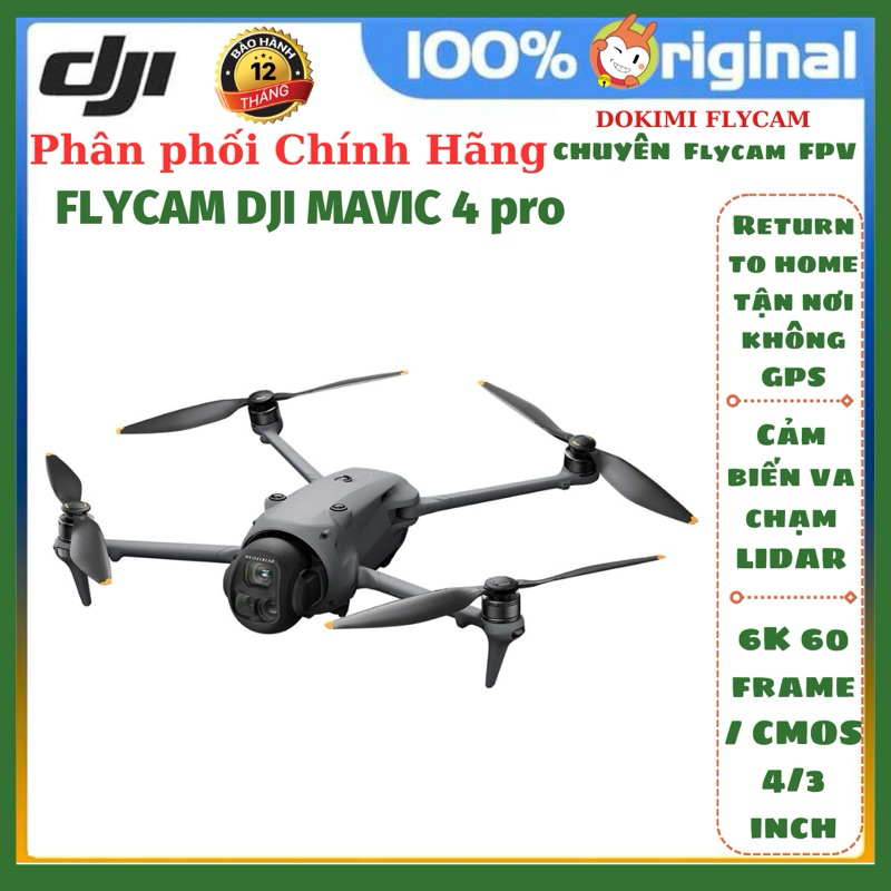 Flycam Dji Mavic 4 Pro - 6K 60frame - BH12T Dji Vn | Shopee Việt Nam