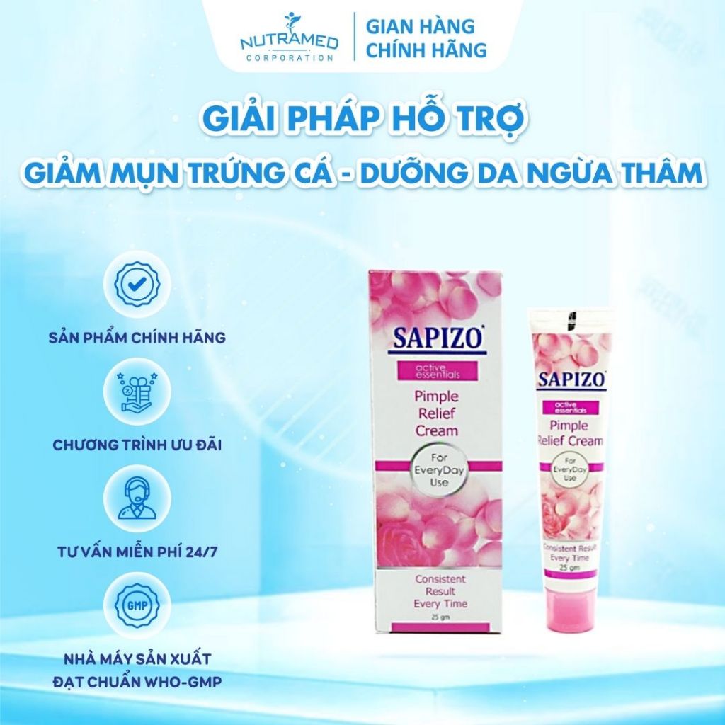 [Chính Hãng] Kem thảo dược Sapizo Cream hỗ trợ cải thiện vấn đề mụn ...