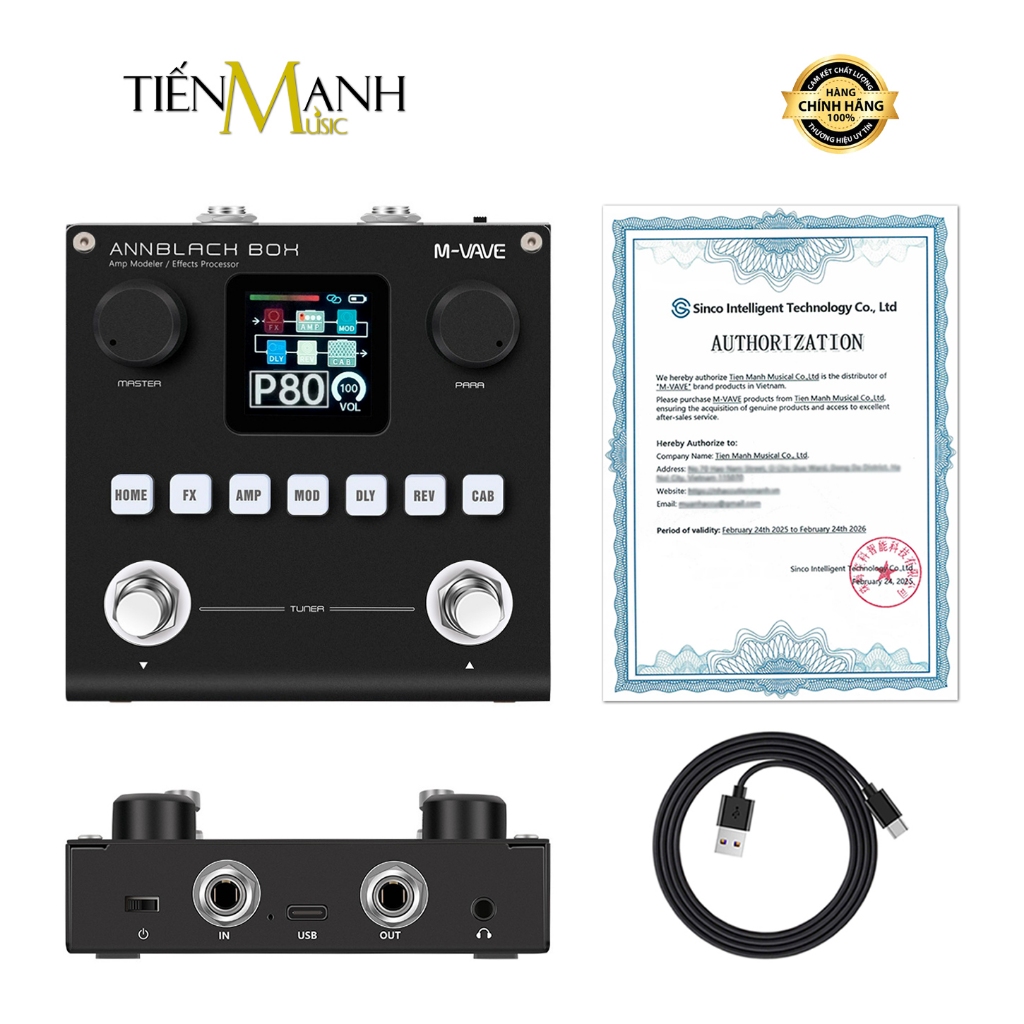 [Chính Hãng] Phơ Cục M-Vave ANN BlackBox - Bàn Đạp Hiệu Ứng Âm Thanh ...