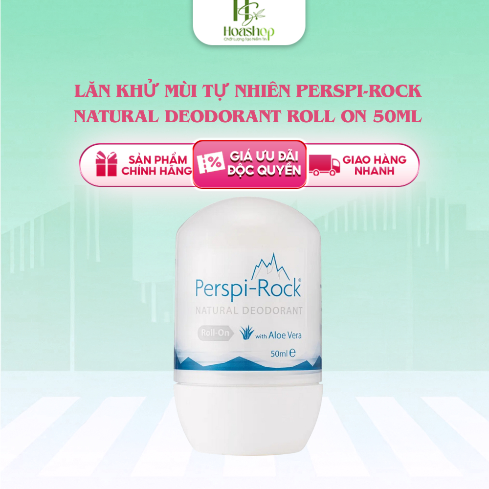 Lăn khử mùi tự nhiên Perspi-Rock Natural Deodorant Roll On 50ml ...