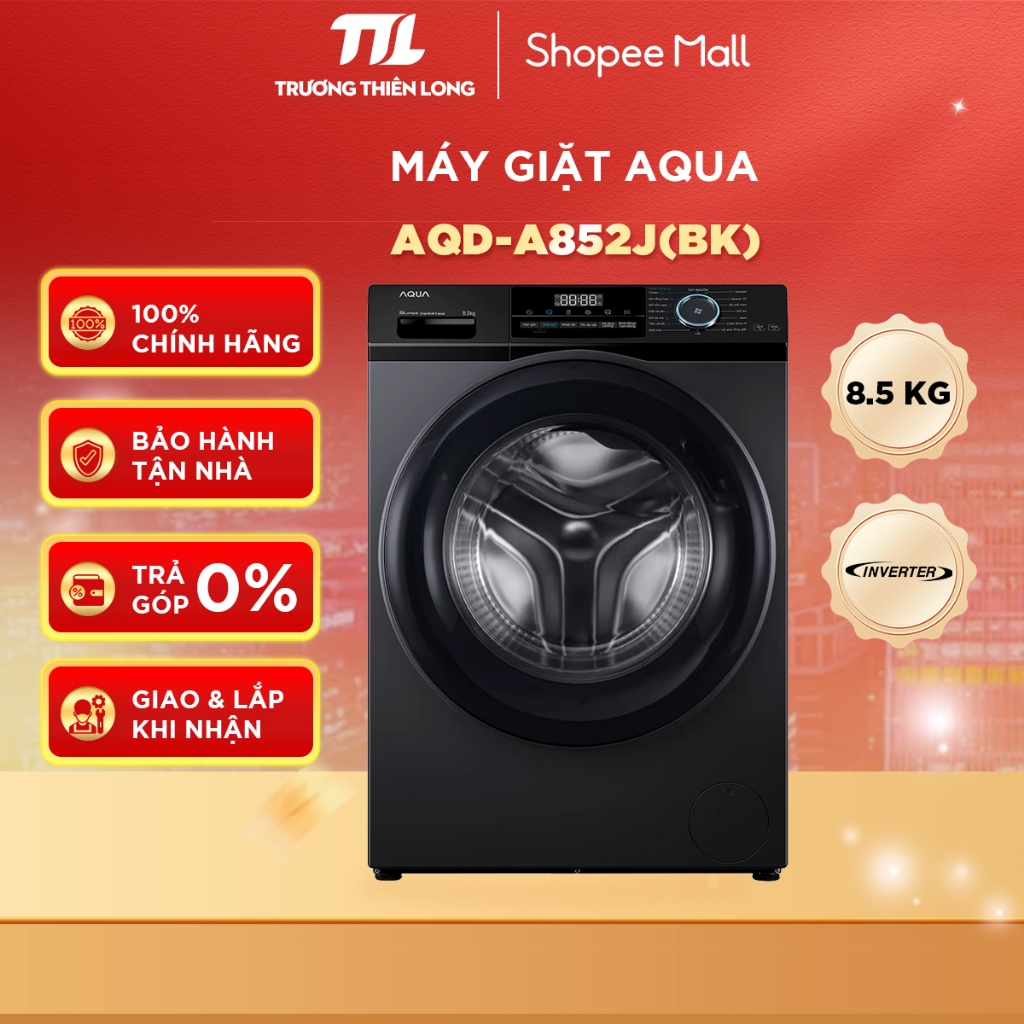 AQD-A852J(BK) - Máy Giặt Aqua Inverter 8.5 Kg AQD-A852J(BK) [TOÀN QUỐC ...