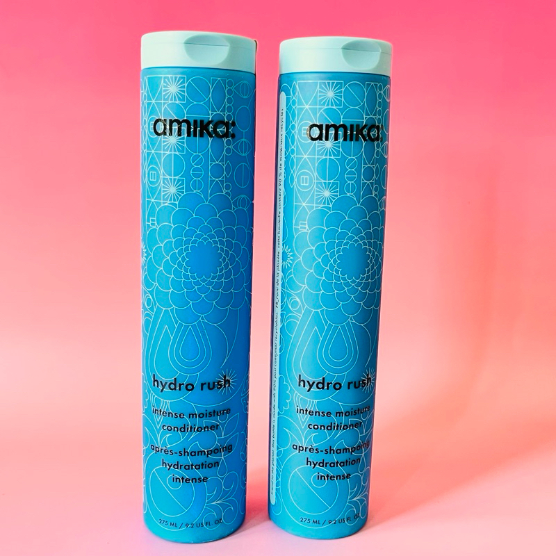 Bộ dầu gội và dầu xả dưỡng ẩm sâu Amika Hydro Rush Intense Moisture Shampoo / Conditioner 275ml ...