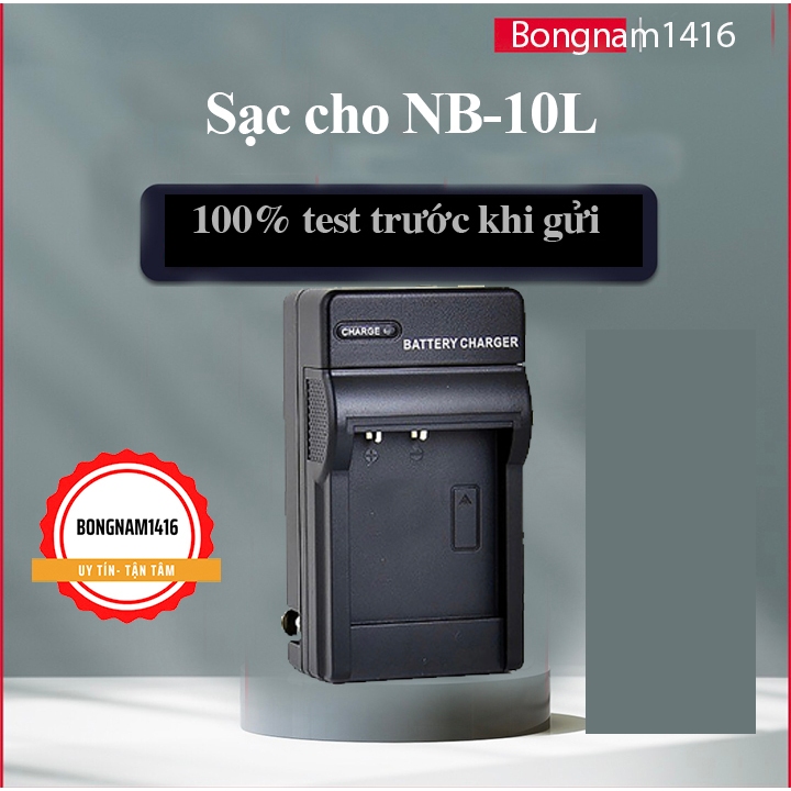 Sạc Cho Pin Canon NB-10L Cho Máy Ảnh Canon PowerShot G15, G16, SX40 HS ...