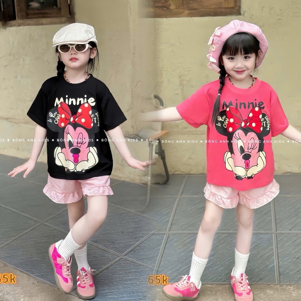 Sét Bộ Quần Áo Bé Gái In Hình Hoạt Hình Mickey Dễ Thương 2 Màu Size 8 ...