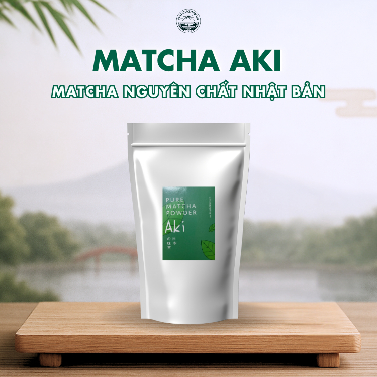 Bột Matcha Aki Nhập Khẩu Nhật Bản, Dùng Pha Chế Đồ Uống, Bánh Kem, Đắp ...