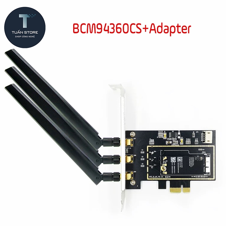Card wifi realmac bcm94360cs2 chipset Broadcom (Macbook)- Hackintosh | Shopee Việt Nam