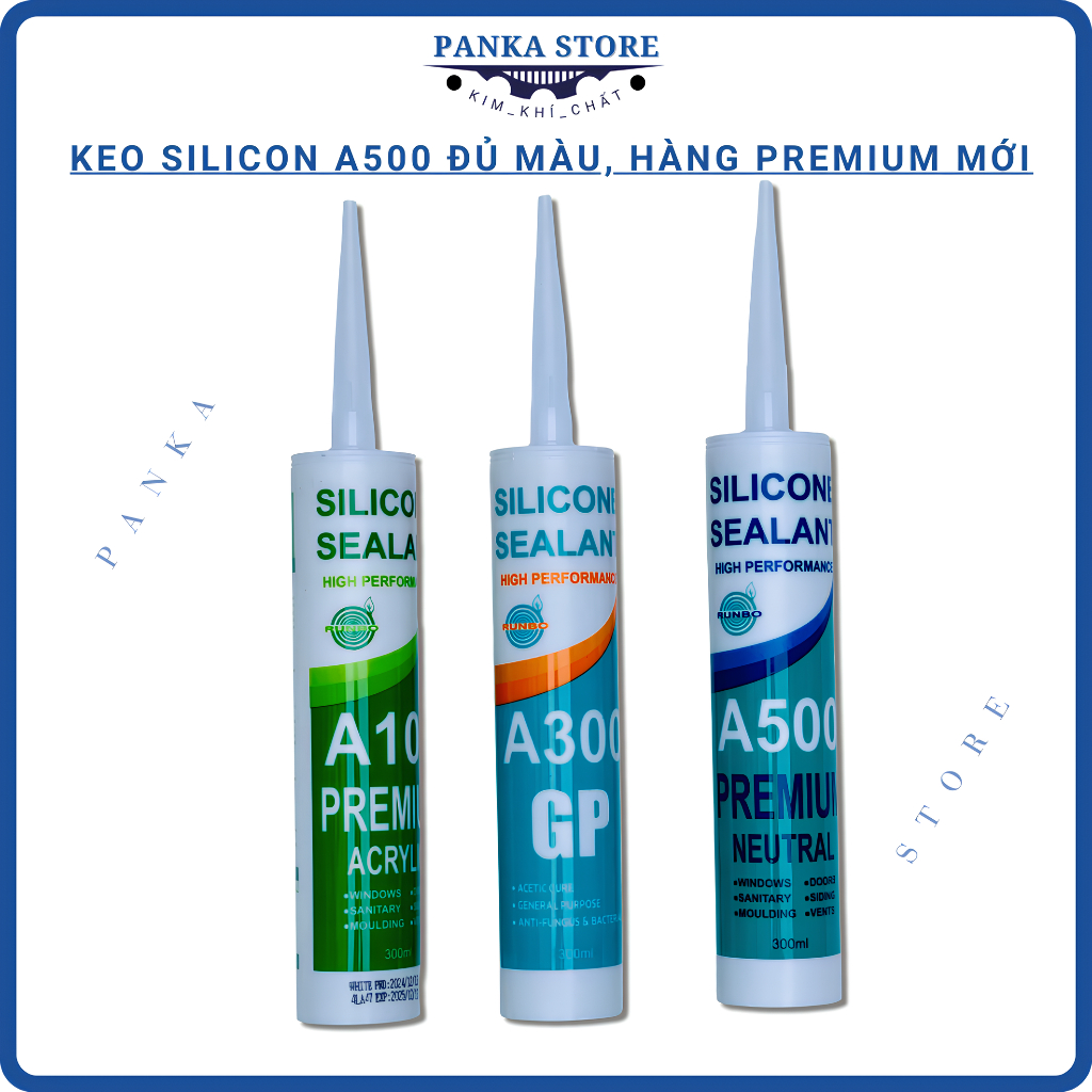 Silicon A500 RUNBO Cao Cấp 300ml, Keo Silicon CHỐNG NƯỚC bịt kín mối ...