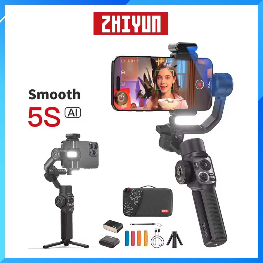 ZHIYUN SMOOTH 5S AI / SMOOTH 5S AI COMBO / SMOOT 5S AI PRO - Gimbal Chống Rung 3 Trục Cho Điện ...