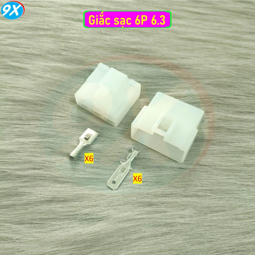 Giắc Nhựa Sạc Xe Máy 6.3 4P, 6P | Shopee Việt Nam