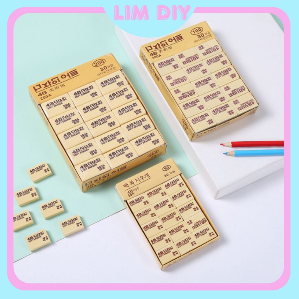 Tẩy, gôm bút chì mềm hàn quốc 4B LIM DIY | Shopee Việt Nam