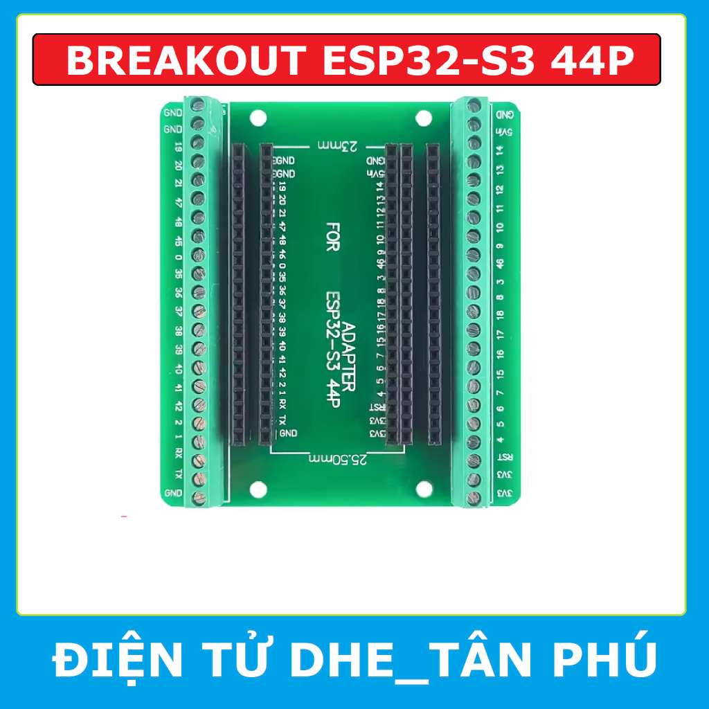 Breakout đế ra chân ESP32-S3 44 chân | Shopee Việt Nam