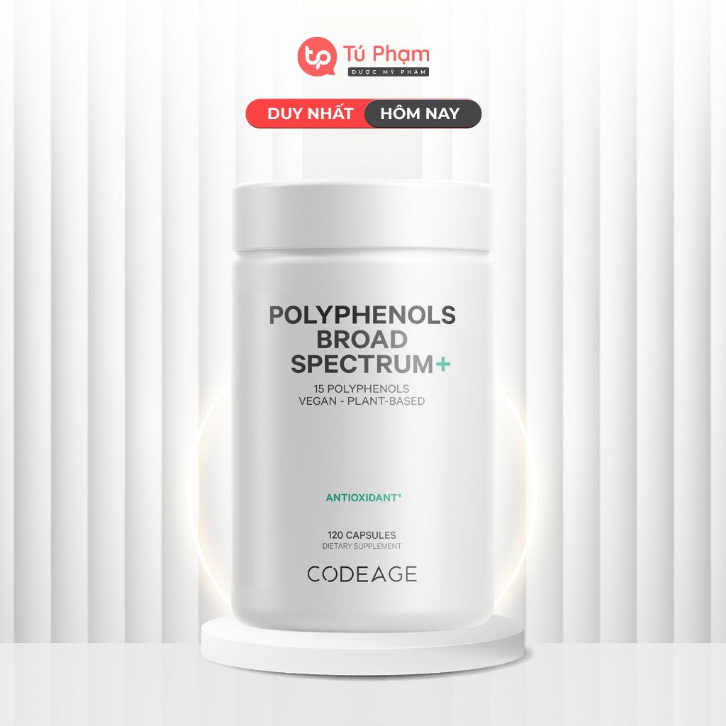 [HÀNG CÔNG TY] Viên Chống Nắng Code Age Polyphenols Broad Spectrum 120 Viên | Shopee Việt Nam
