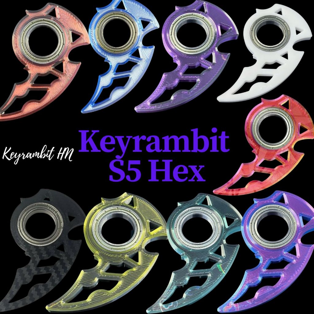 [Keyrambit Hex] Bộ sưu tập Keyrambit S5 Hex - Móc khóa xoay keyrambit ...