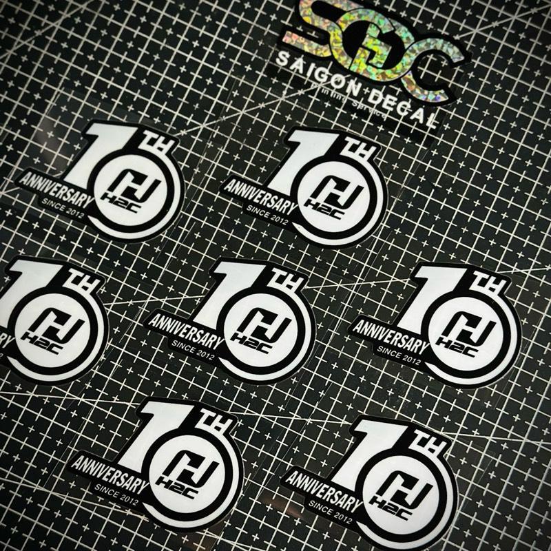 Tem Sticker DTF H2C 10th Anniversary Bản Limited Editon |SGDC - 1 Cái ...