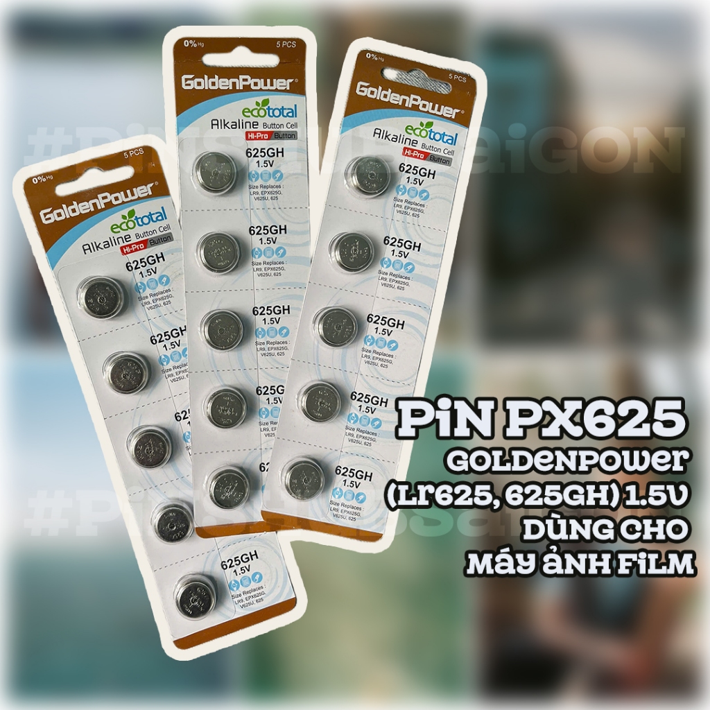 [HỎA TỐC HCM] PIN PX625 GOLDENPOWER (LR625/625GH) 1.5V - Pin đo sáng ...