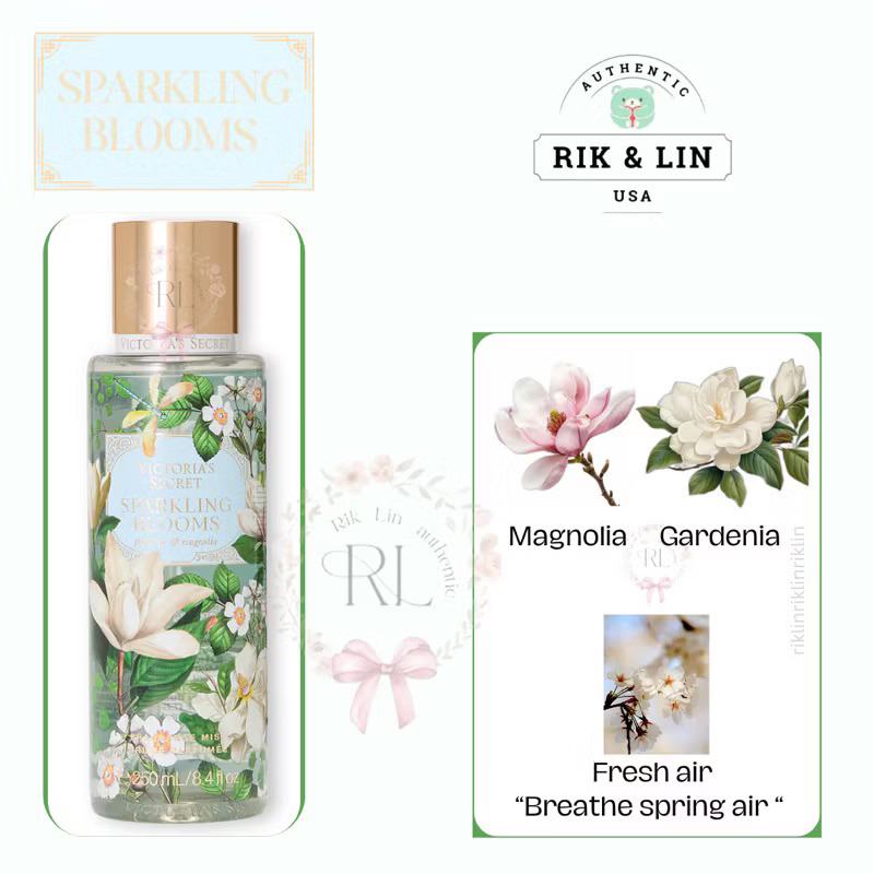 SPARKLING BLOOMS |PINK WATER - Xịt Thơm Toàn Thân Body Mist Victoria’s Secret USA | Shopee Việt Nam