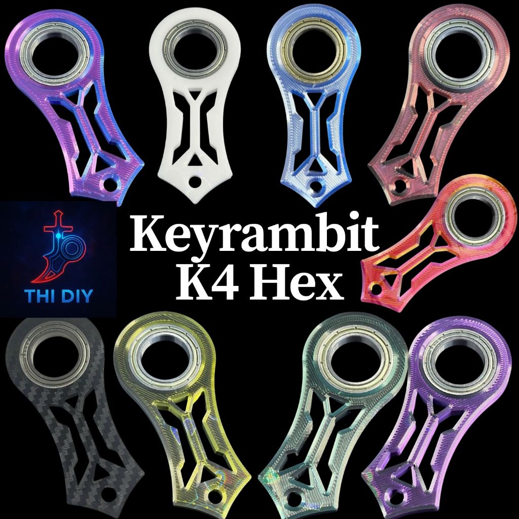 [Keyrambit Hex] Bộ sưu tập Keyrambit K4 Hex - Móc khóa xoay keyrambit ...