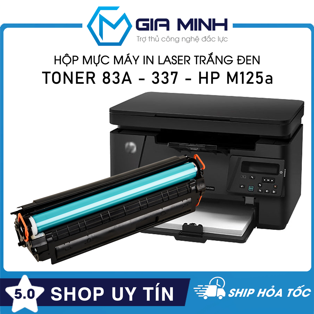 Hộp Mực Máy In Toner 83A Cartridge 337 - Tương Thích Máy In Laser HP ...