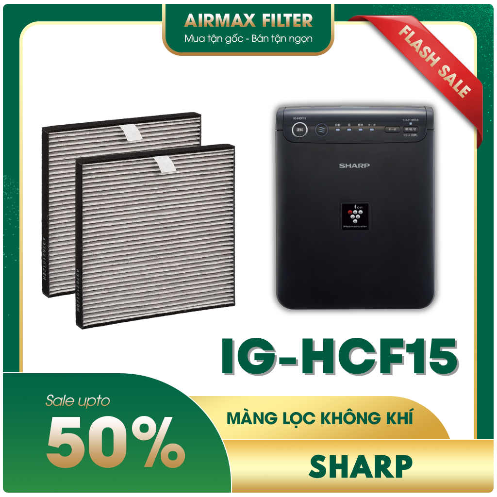 Màng lọc không khí máy lọc khí Ô tô mã IG-HCF15-B & IG-GCF15, FP-JC2M-B màng lọc Hepa | Shopee ...
