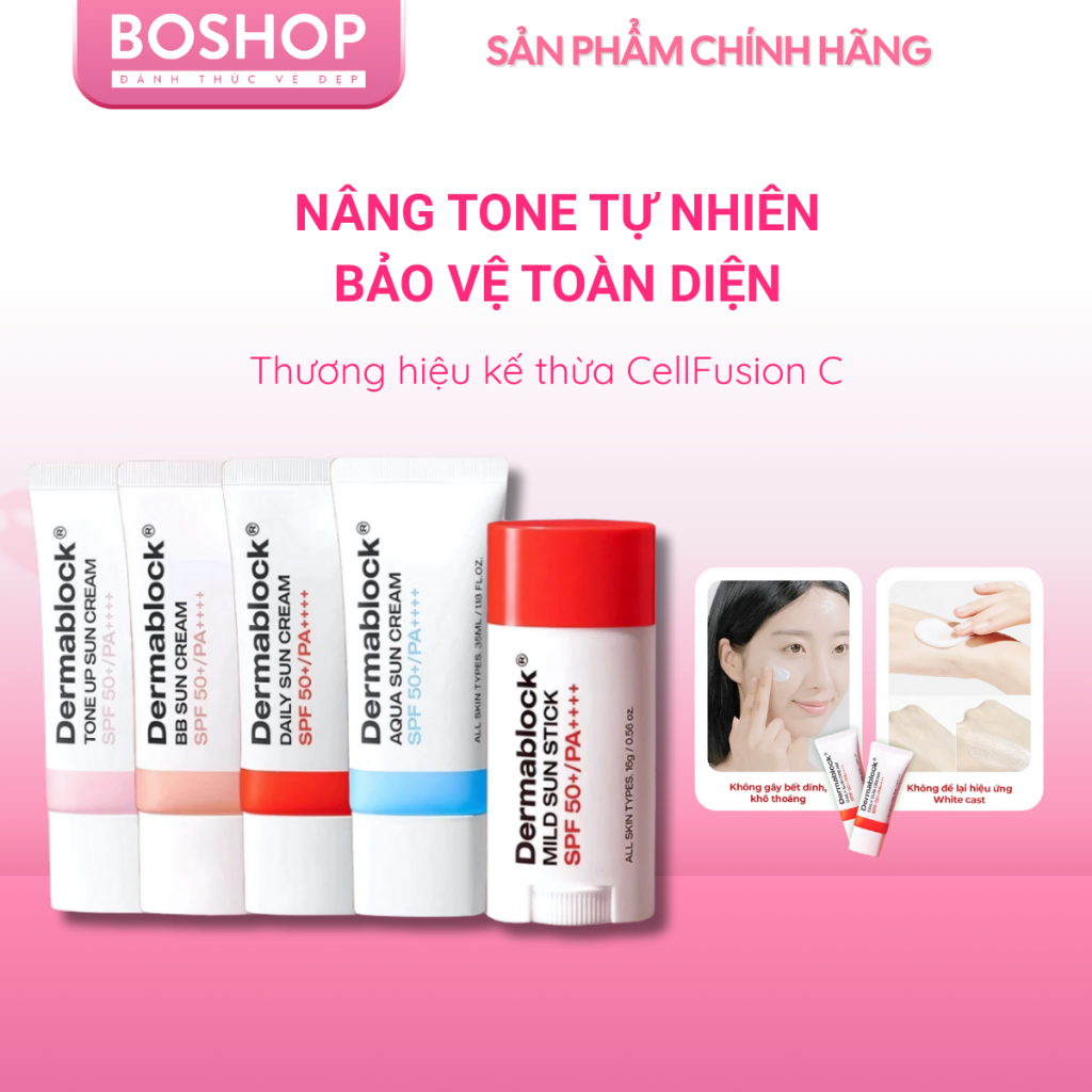 Kem Chống Nắng Dermablock SPF50+ PA++++ Chống Nắng, Nâng Tone Cho Mọi ...