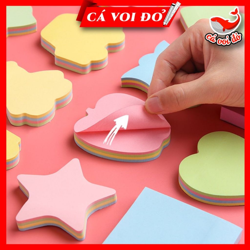 (giá tốt) giấy nhớ/giấy ghi chú/giấy note cute siêu dễ thương nhiều màu ...