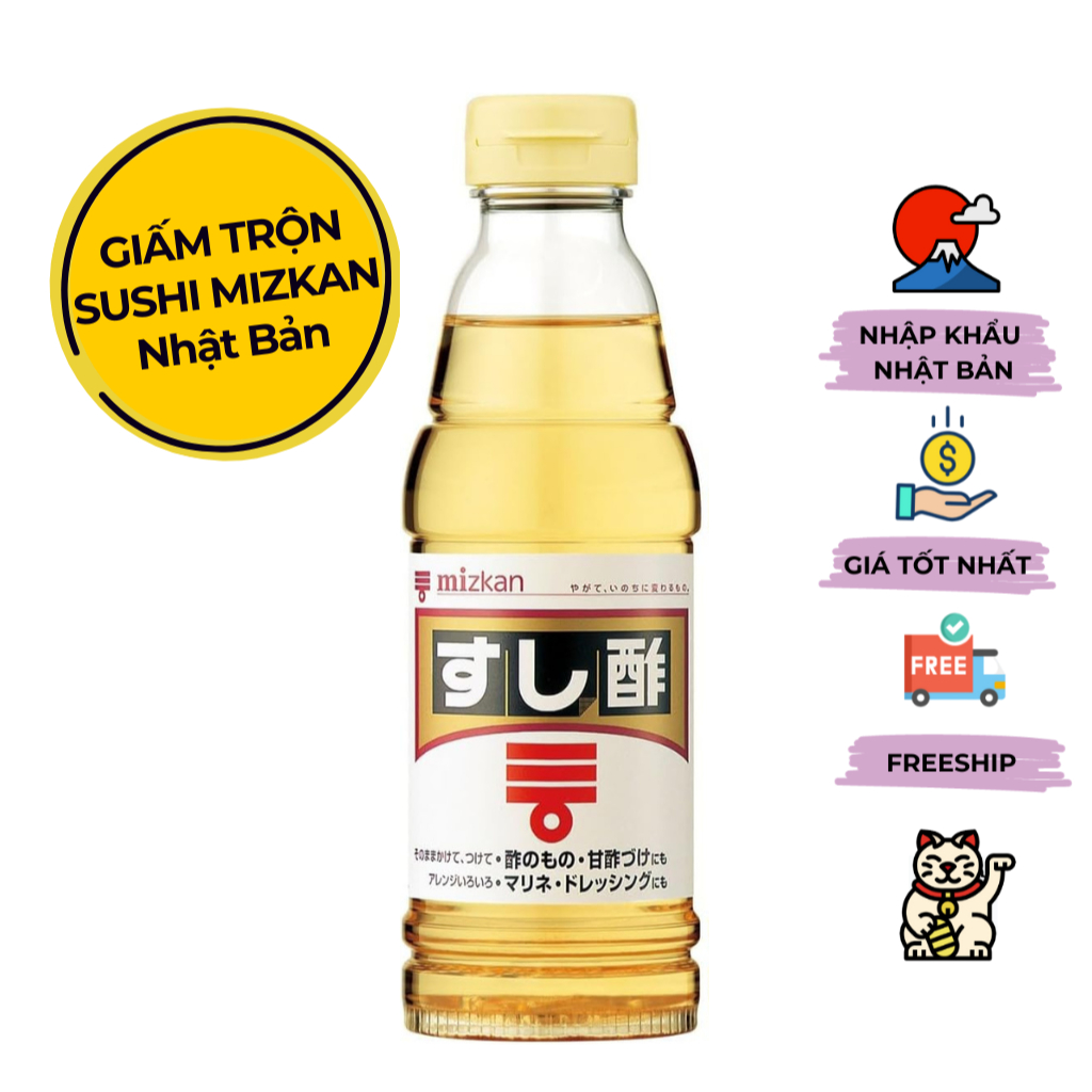 Dấm trộn sushi Mizkan/ Giấm trộn Sushi Su/ Mitsukan Sushi Vinegar/ Nhập khẩu Nhật Bản | Shopee ...