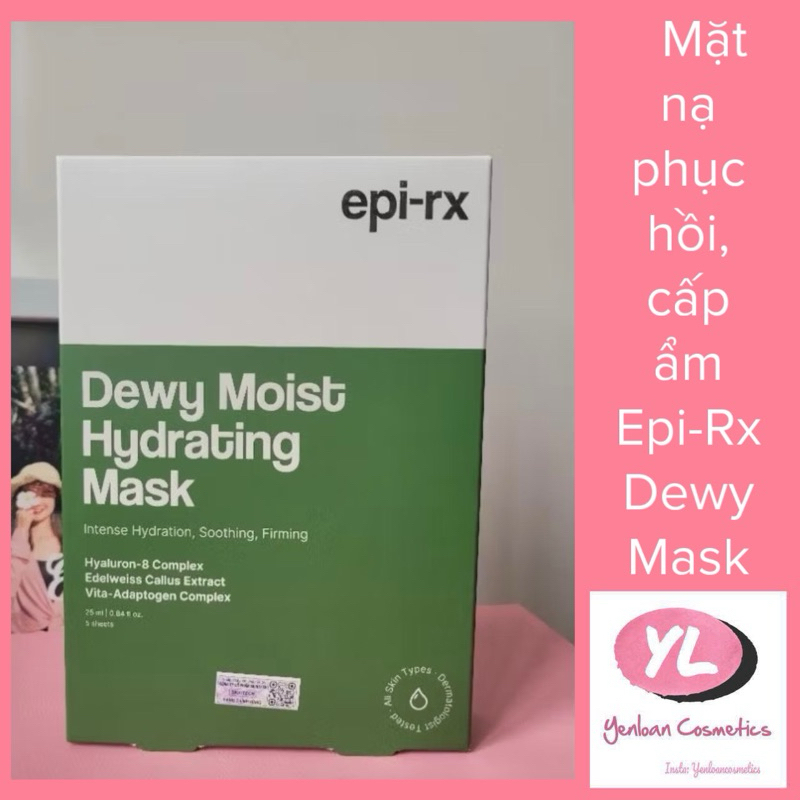Mặt nạ phục hồi, cấp ẩm Epi-Rx Dewy Mask | Shopee Việt Nam