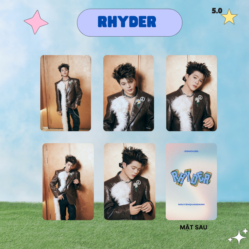 [SẴN] BST Card bo góc RHYDER 20 - Card Bo Góc Unofficial - Cán nhám 2 ...