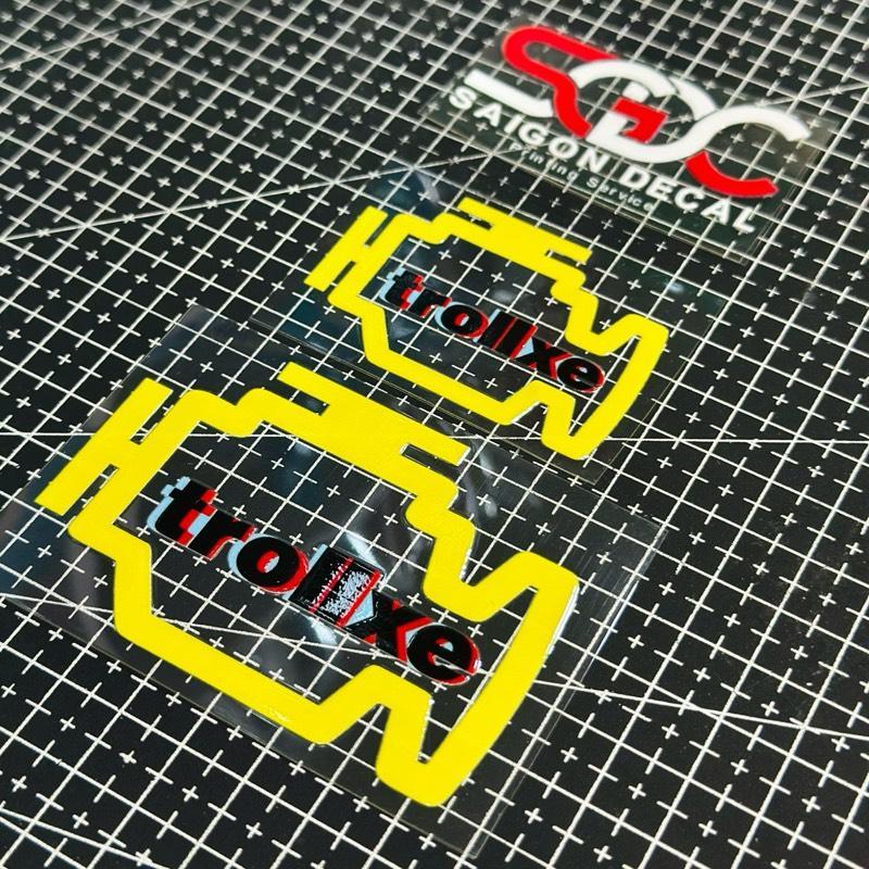 Tem Sticker DTF TROLL XE & Red Bull, Rét Run |SGDC - 1 Cái| | Shopee ...