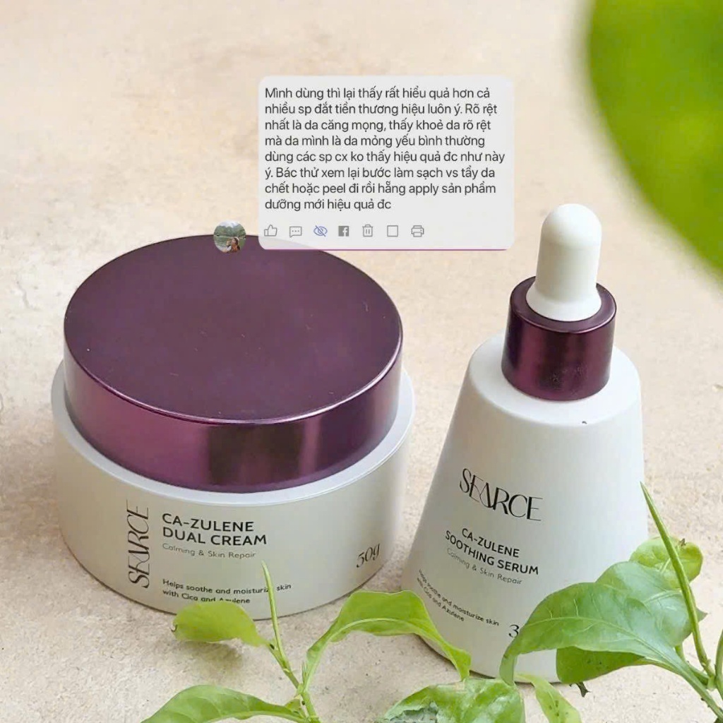 Kem Dưỡng Ban Đêm + Serum CA-ZULENE DUAL CREAM 50g – Làm Trắng Da, Giảm ...