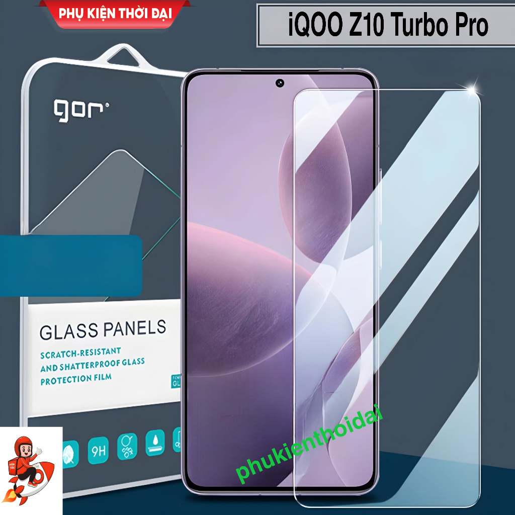 Cường lực Gor iQOO Z10 Turbo Pro / Z10 / Z10 Turbo trong suốt trơn mượt chất đẹp | Shopee Việt Nam