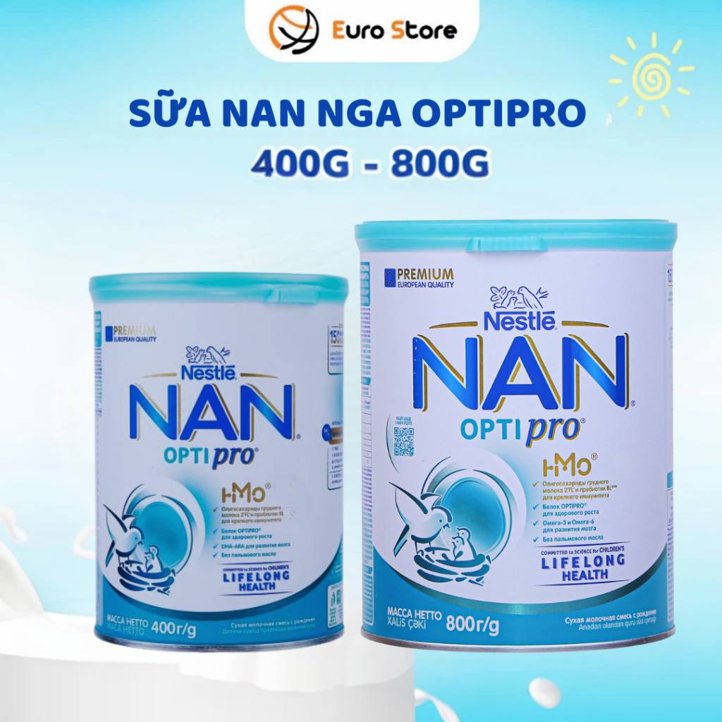 [400g, 800g] Sữa Nan Nga HMO Optipro Mamako Bổ Sung Dinh Dưỡng Cho Bé - Euro Store | Shopee Việt Nam