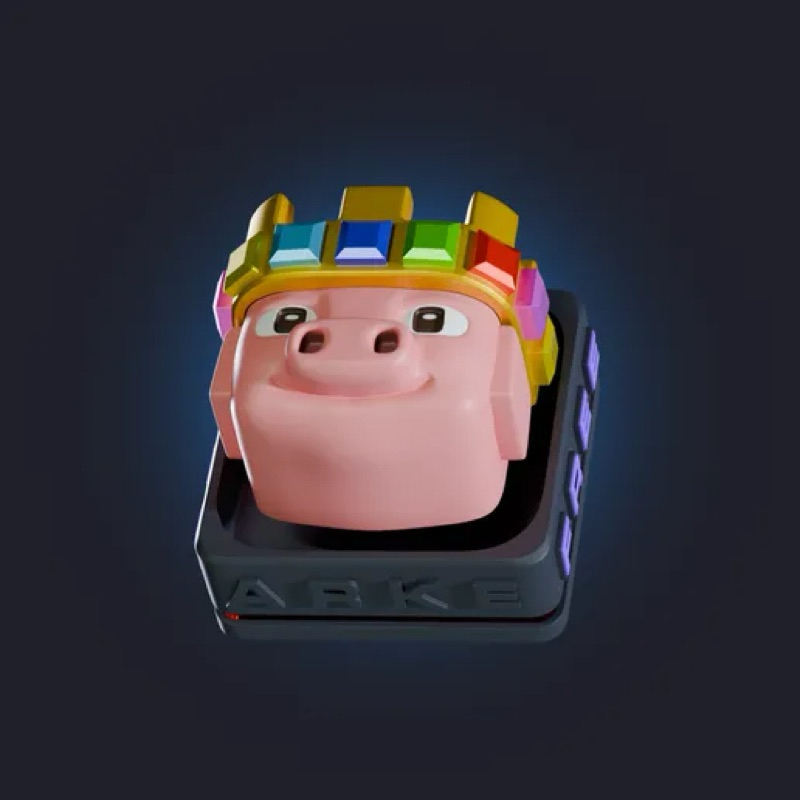MINECRAFT KEYCAP - CROWNED PIG - Nút Bàn Phím Minecraft | Shopee Việt Nam