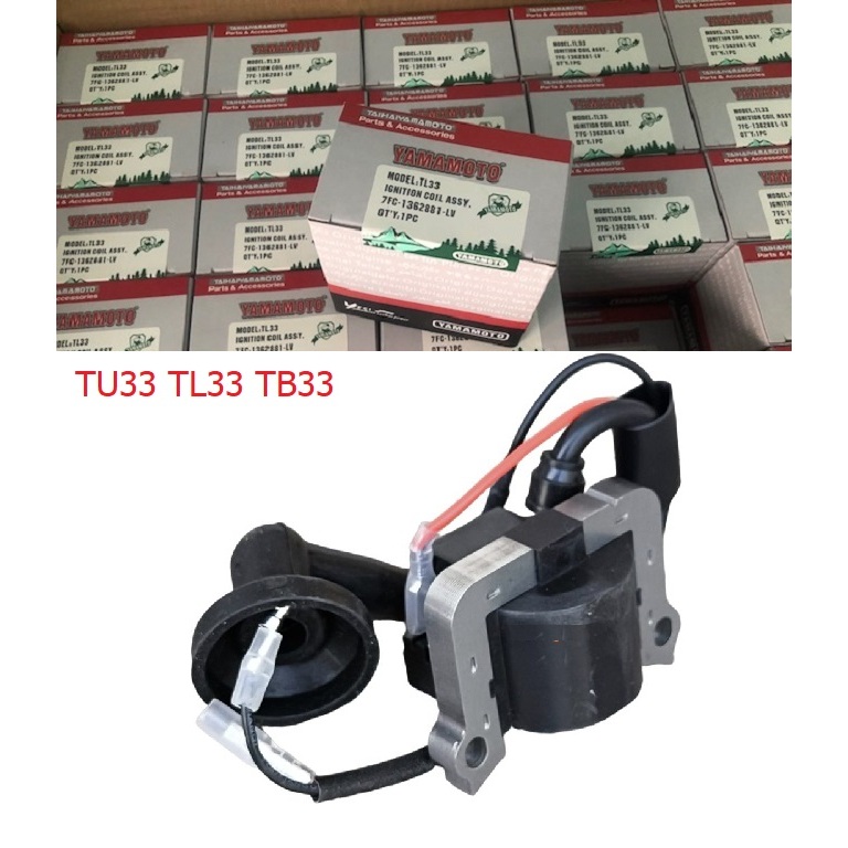 Cuộn dây mobin Bình xăng con , chế hòa khí máy cắt cỏ Mitsubishi TL33 ...