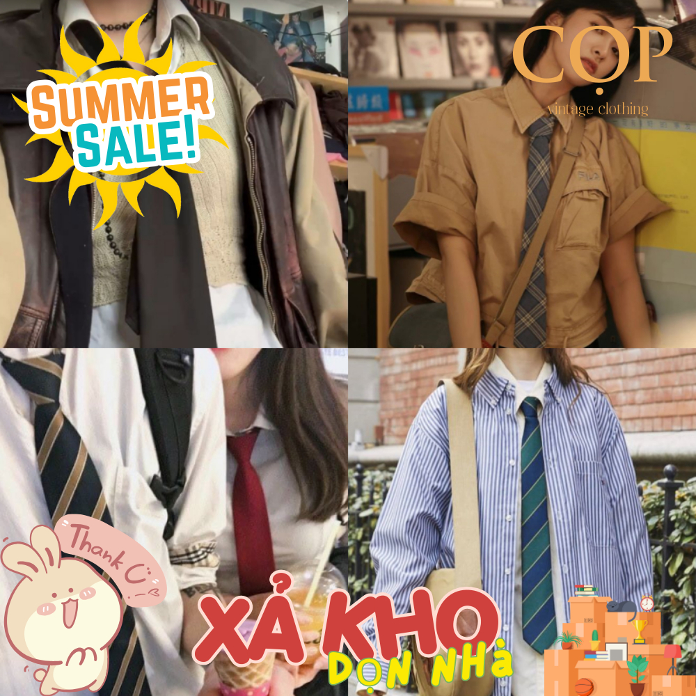 [ 100 mẫu ]Cà vạt thắt sẵn tiện dụng xịn xò style,vintage, công sở Nhật,Hàn - secondhand (2hand ...
