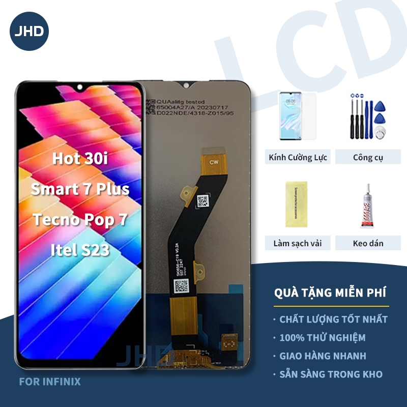 Dành Cho Infinix Hot 30i/Smart 7 Plus/Tecno Pop 7/Itel S23 Lắp ráp màn ...