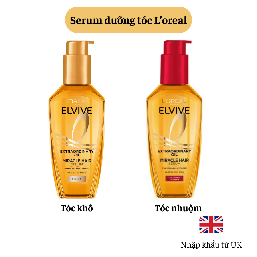 [UK] Dầu dưỡng tóc Oil Miracle Hair Serum 100ml | Shopee Việt Nam