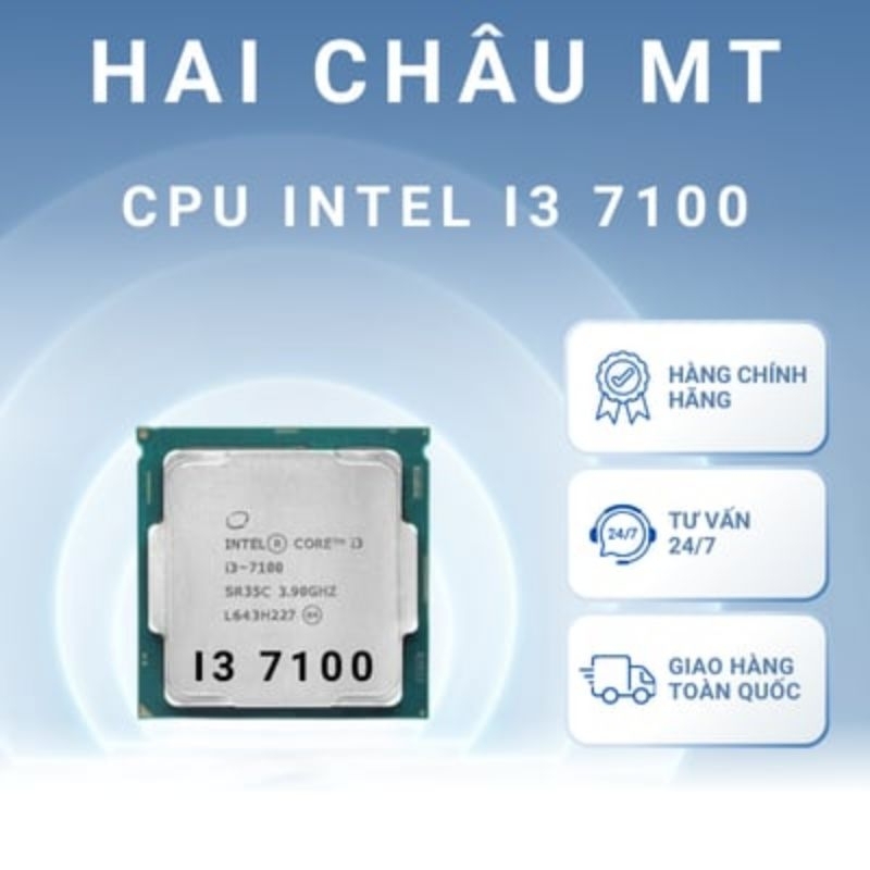 CPU Intel Core i3 7100 (3.9GHz, 2 Nhân 4 Luồng, LGA 1151) Cũ bảo hành ...