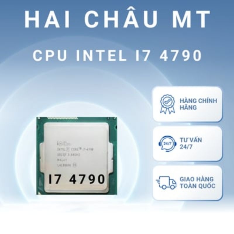CPU Intel Core i7 4790 (3.60 GHz, 8M, 4 Nhân 8 Luồng). bảo hành 3 tháng ...