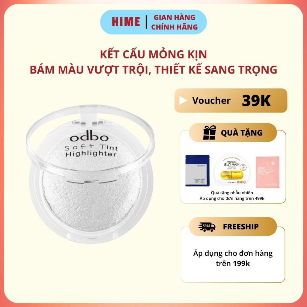 Phấn Bắt Sáng Odbo Soft Tint Highlighter 4g ThaiLand | Shopee Việt Nam