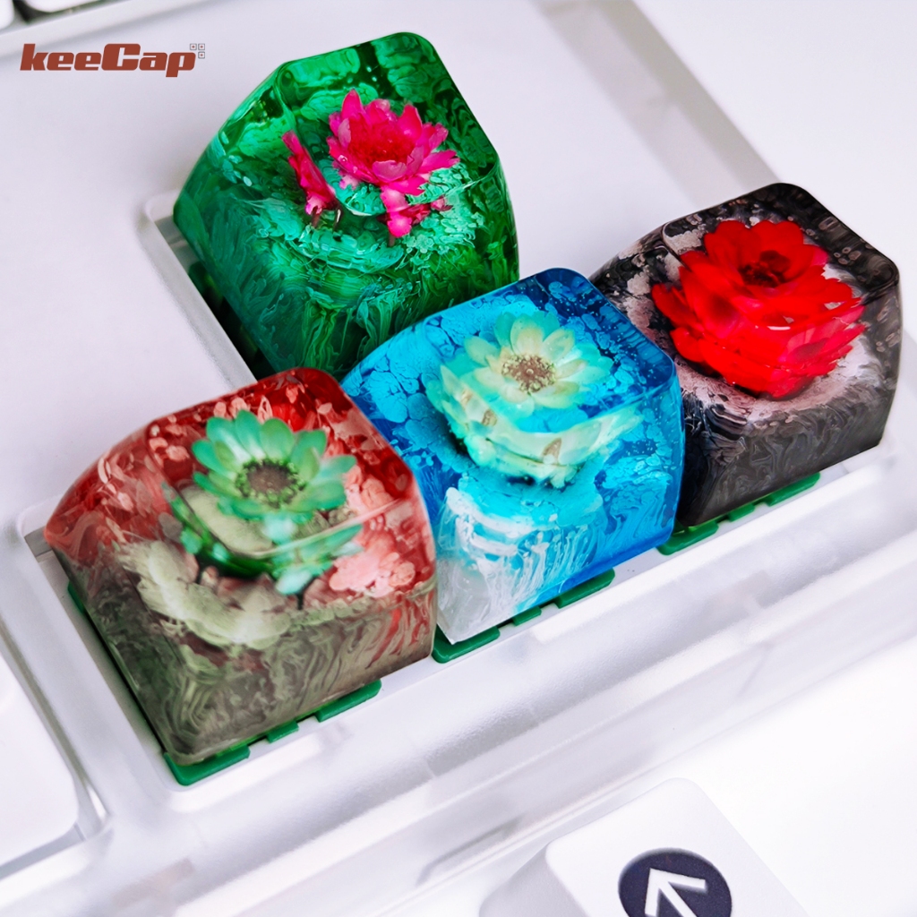 [KEECAP] Keycap Artisan Hoa Sen Resin 3D | Shopee Việt Nam
