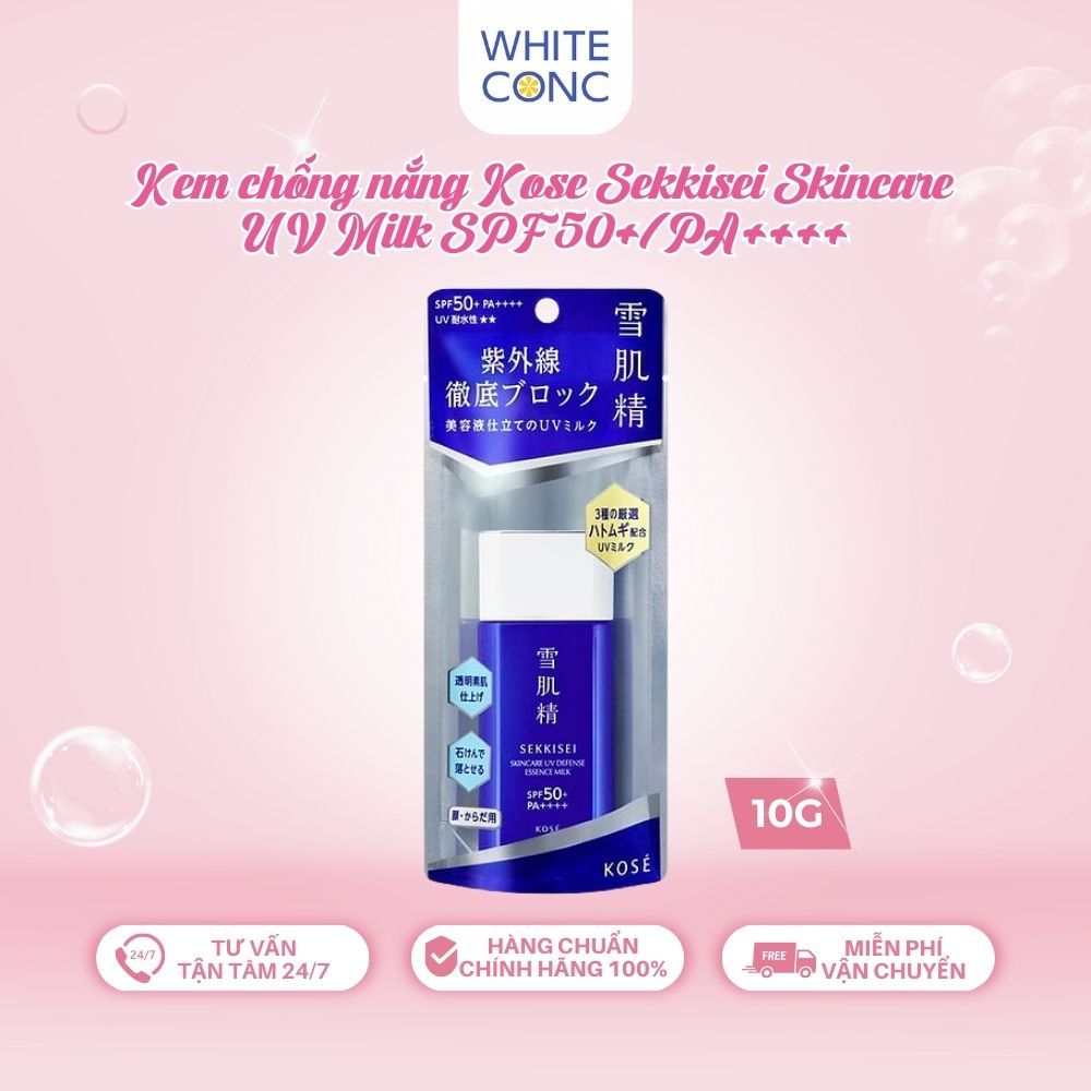 Kem chống nắng Kose Sekkisei Skincare UV Milk SPF50+/PA++++ | Shopee Việt Nam