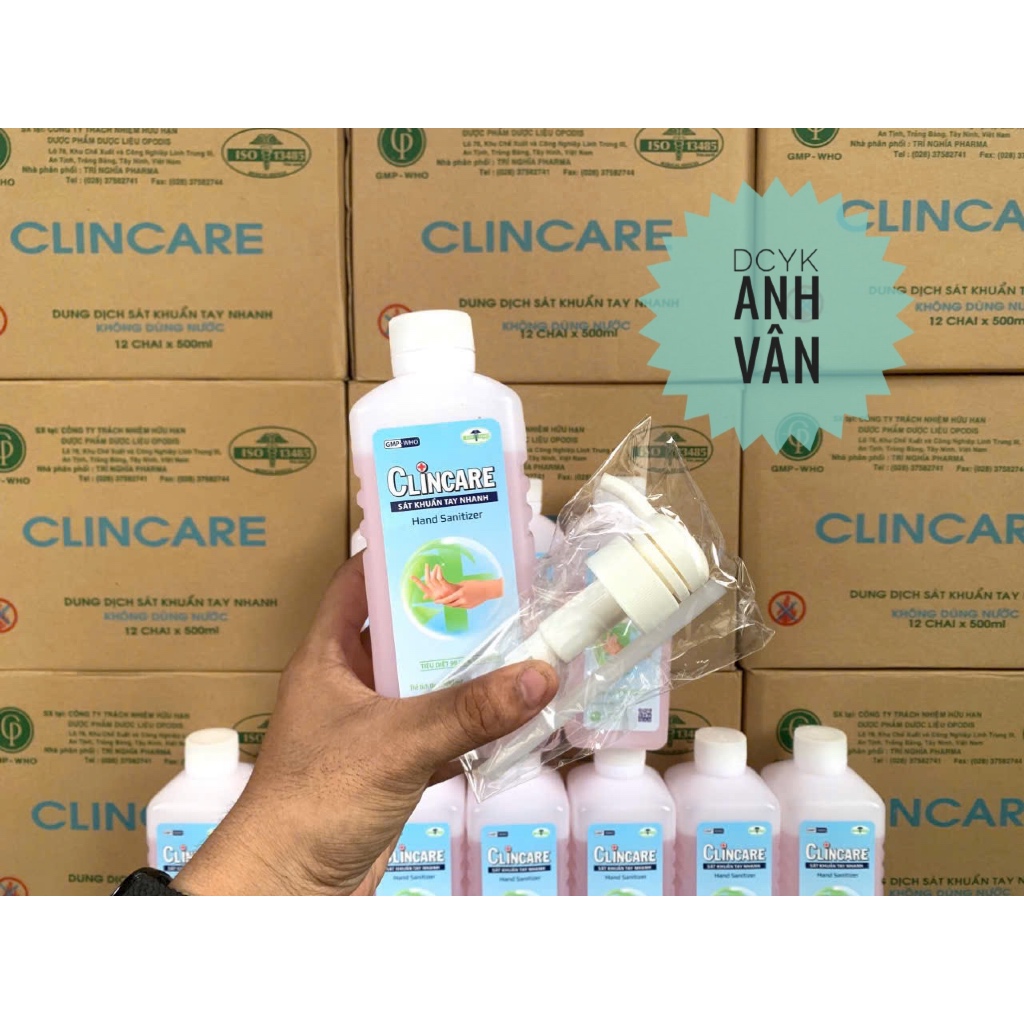 Dung dịch rửa tay sát khuẩn Clincare 500ml ( diệt 99% vi khuẩn ...