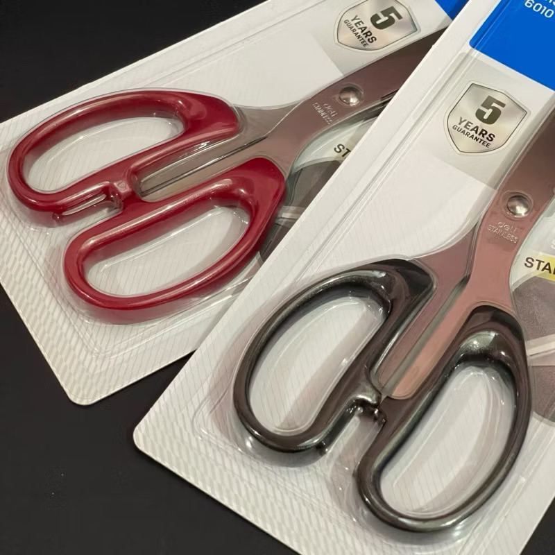 Kéo Văn Phòng Deli 6009 - 6010 lưỡi hợp kim thép không gỉ,siêu bén ...