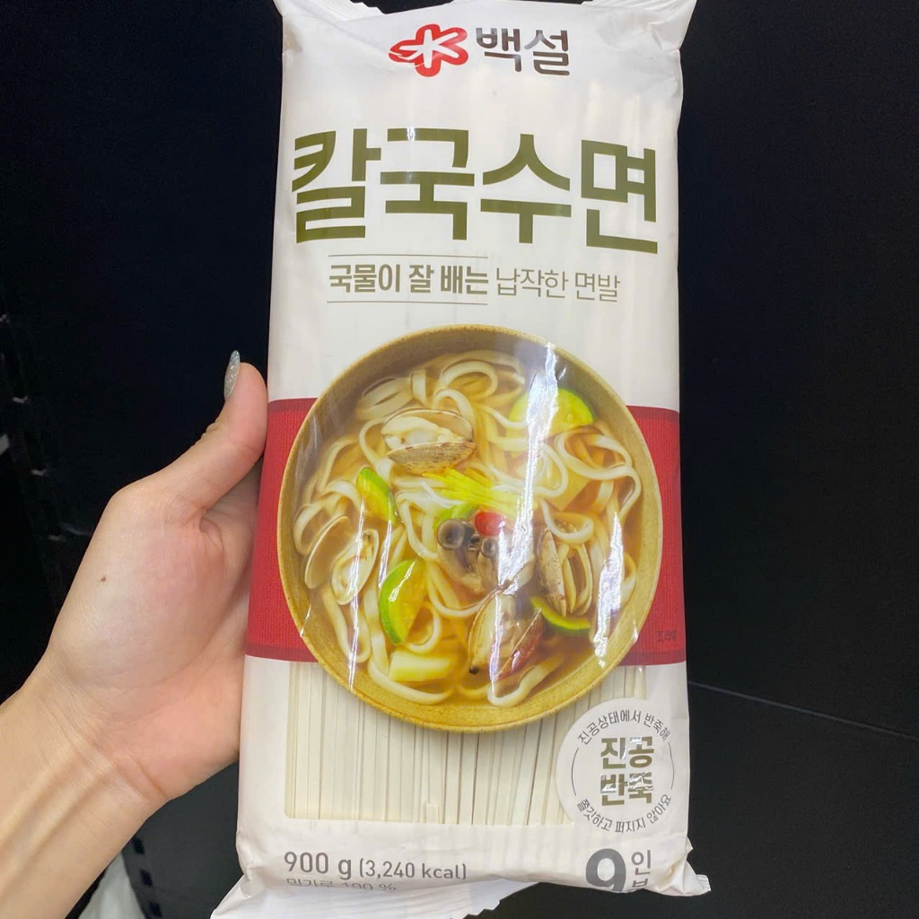 Mì Sợi To Beksul Hàn Quốc Gói 900G / CJ) 백설제일제면소 칼국수면 900G | Shopee Việt Nam