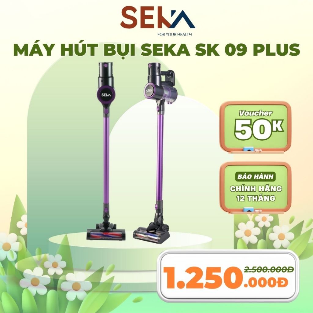 Máy Hút Bụi Cầm Tay SEKA SK09 MAX - Công Suất 2000W - Lực Hút 20000PA Siêu Mạnh - Chính hãng ...
